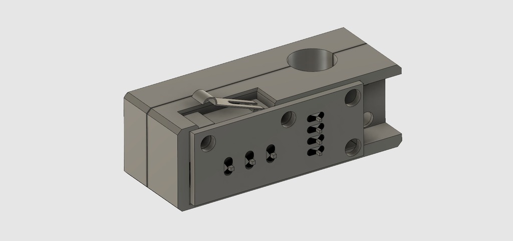 Z stop Makerbot endstop module holder for 10 mm guide rod by 0scar ...