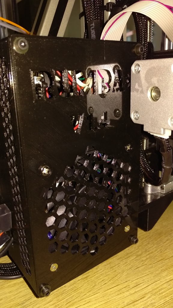 RUMBA+ casing for 2040 extrusion profile printer by 0scar | Download ...