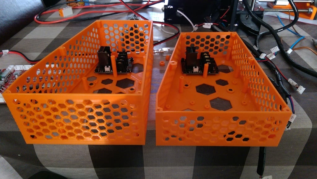 Modular electronics casing for Anet A8 (MOSFET, RPi, 4 relay module ...