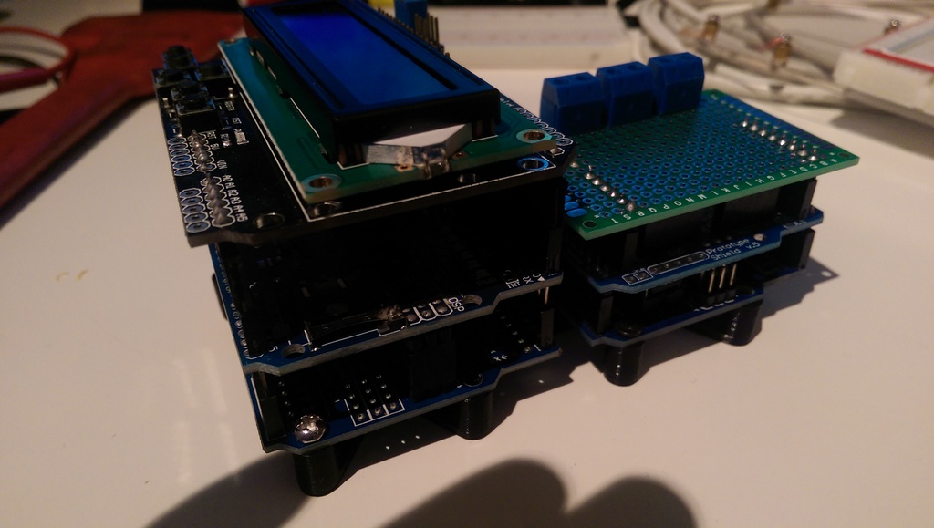 Dual Arduino Uno Wall Bracket by 0scar | Download free STL model ...