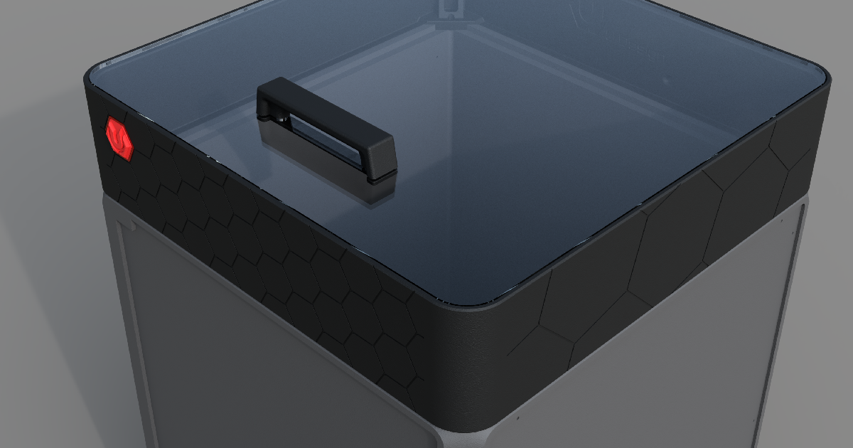 U.Design - Creality K1 Raiser for custom glass or original lid by U ...