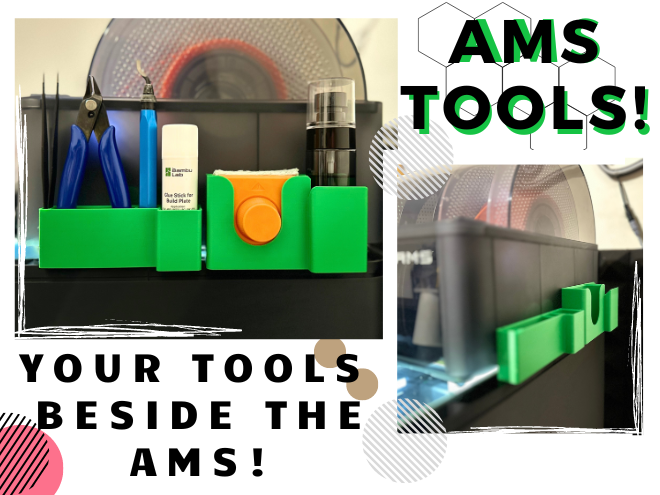 AMS Tools Holder - Side Mount by Roket | Download free STL model ...