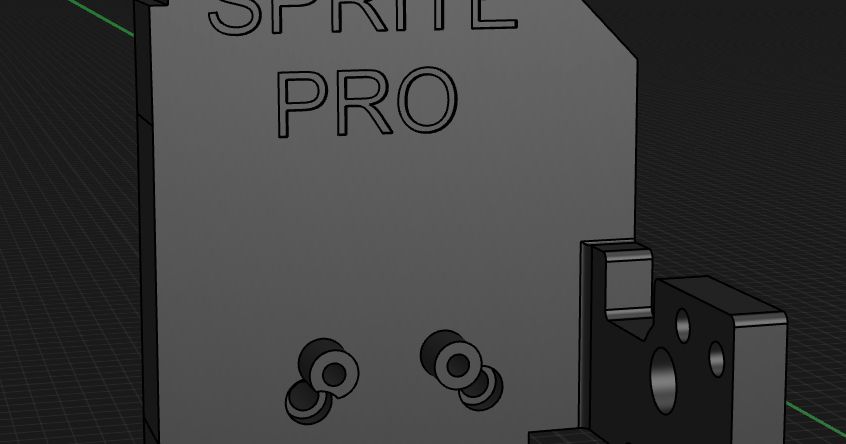 Prusa MK3 Mount for Creality Sprite Pro Extruder by TN3D | Download ...
