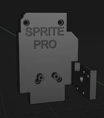 Sprite extruder pro probe mount by Victor | Download free STL model ...