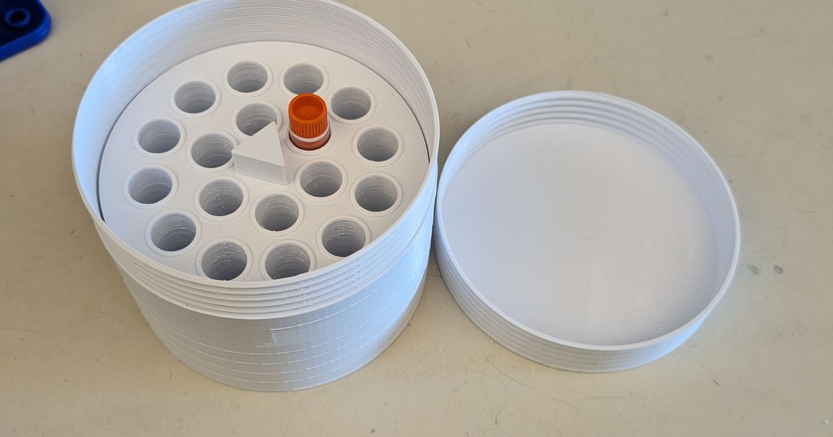 Dr. Frosty Cryotube Rack by P_Creamer | Download free STL model ...