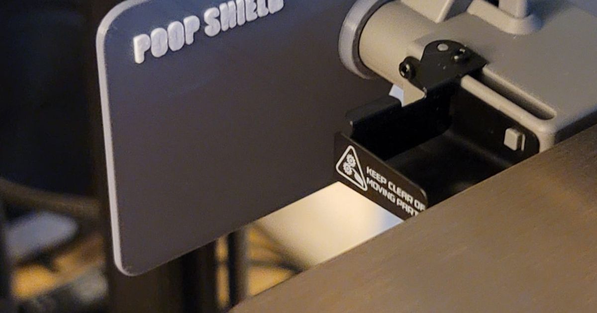 A1 poop shield by Demire | Download free STL model | Printables.com