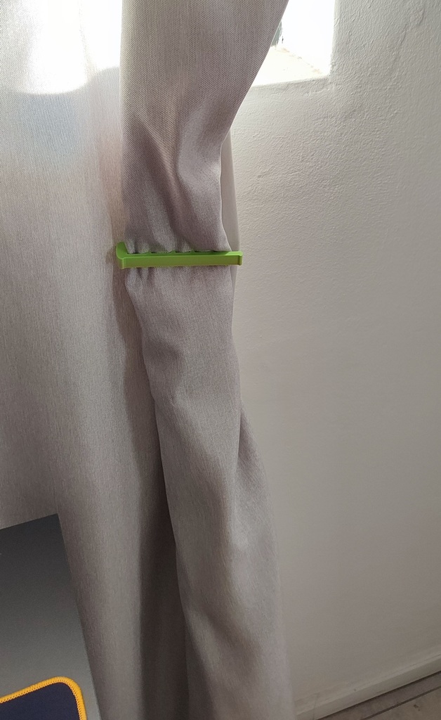 Curtain Hold Back by Leigh Williams | Download free STL model ...
