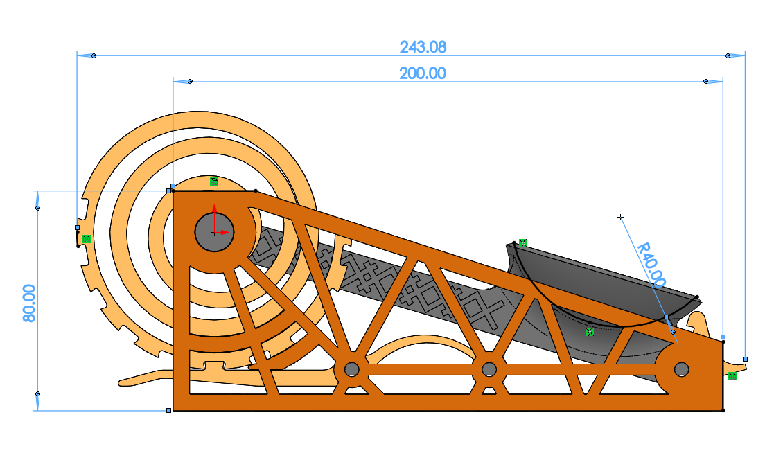 Torsion Spring Catapult with Adjustable Force by thegraylackey ...