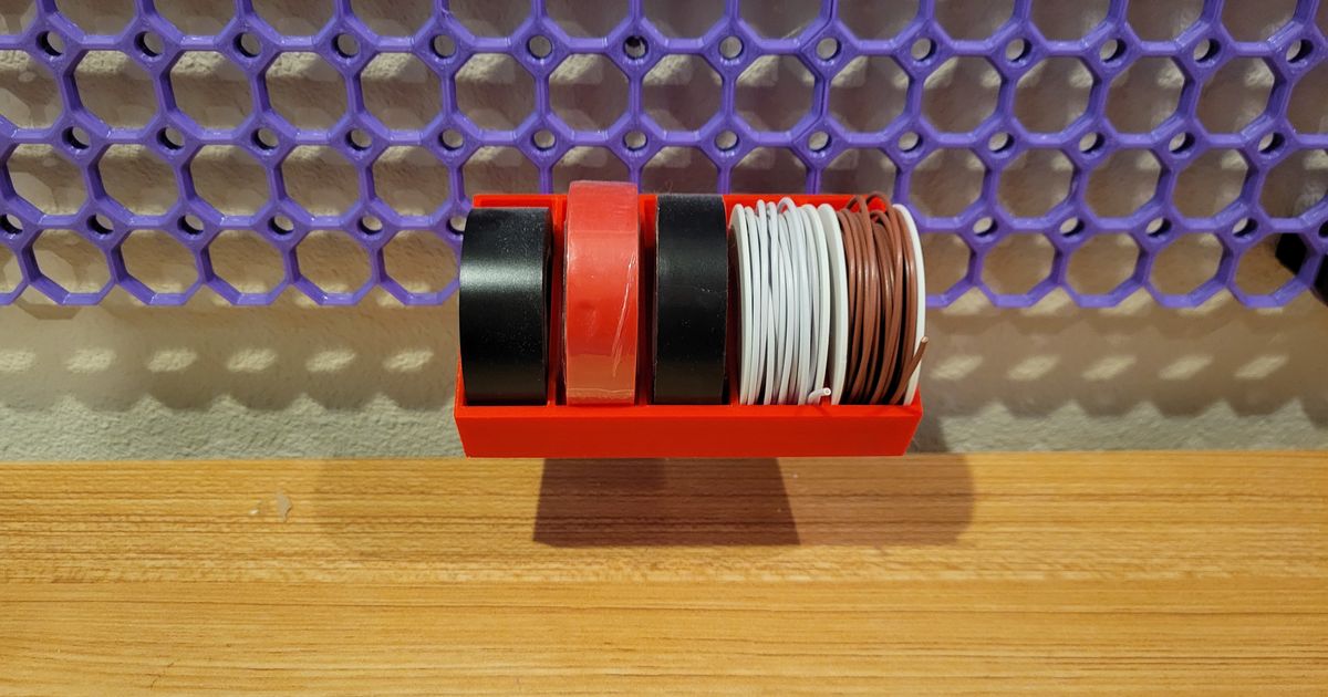 Wire and Electrical Tape Multiboard Holder by Shabubu | Download free ...