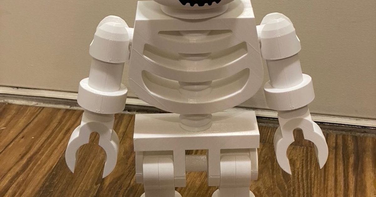 Giant Lego Skeleton (Face & Arm Improvements) by DDRBoxman | Download ...