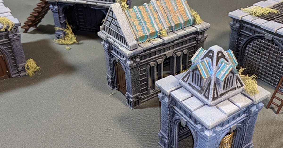 Crypts - Fantasy Ruins - Modular Building Set - Gaming Terrain by ...