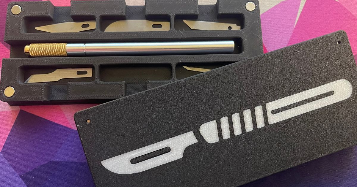 Exacto knife case por Mka84 | Descargar modelo STL gratuito ...