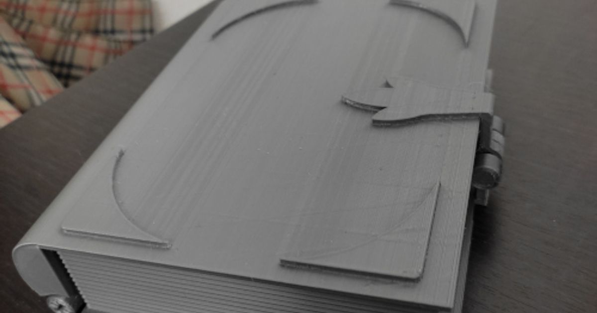 Book box with screw lock by Tooner.it | Download free STL model ...