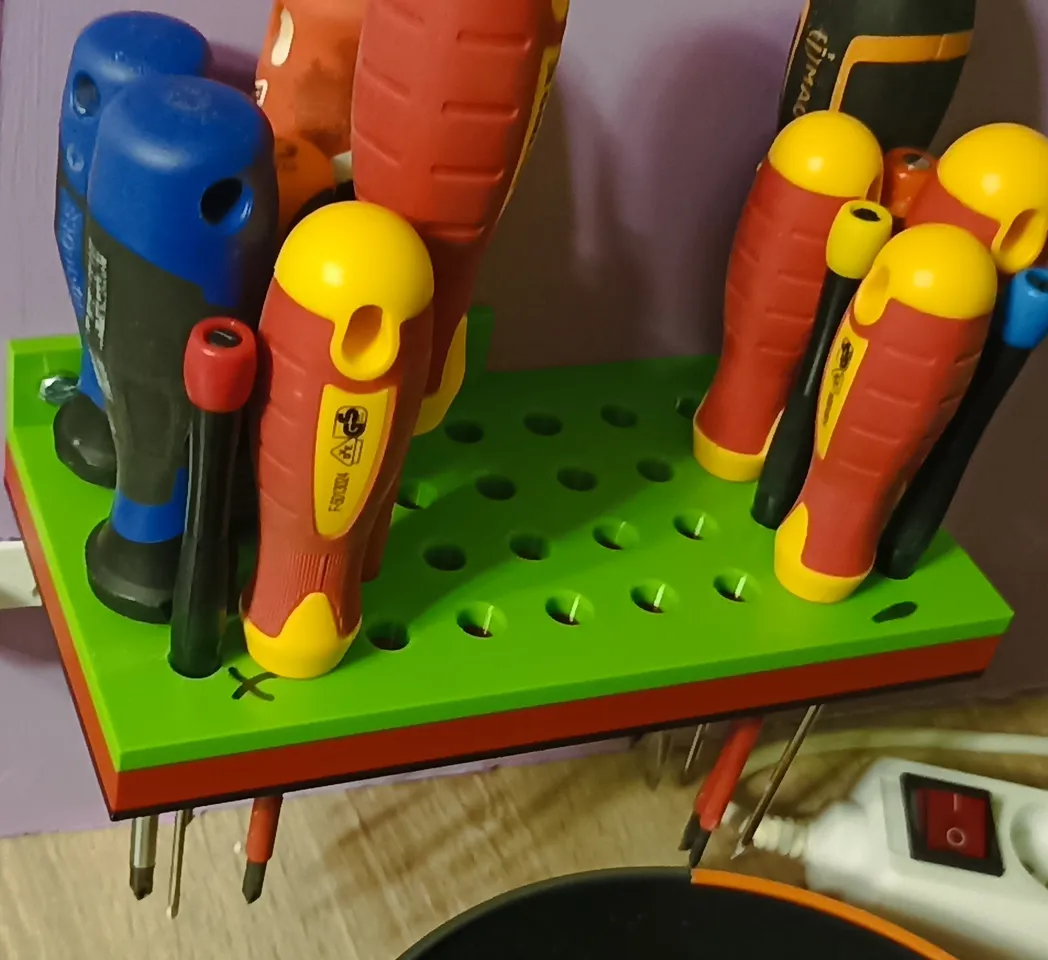 Screwdriver holder by Matti | Download free STL model | Printables.com