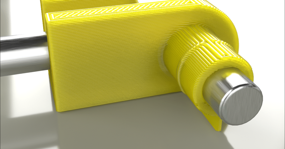 Ultra-Printable & Durable Door Lock Rod Clip for 4mm Rod & 6mm Hole by ...