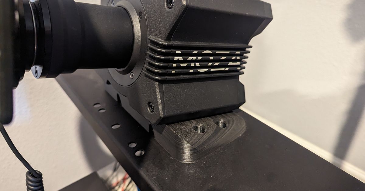 Moza wheel base to GT Omega ART Simulator Cockpit adapter by TJ ...
