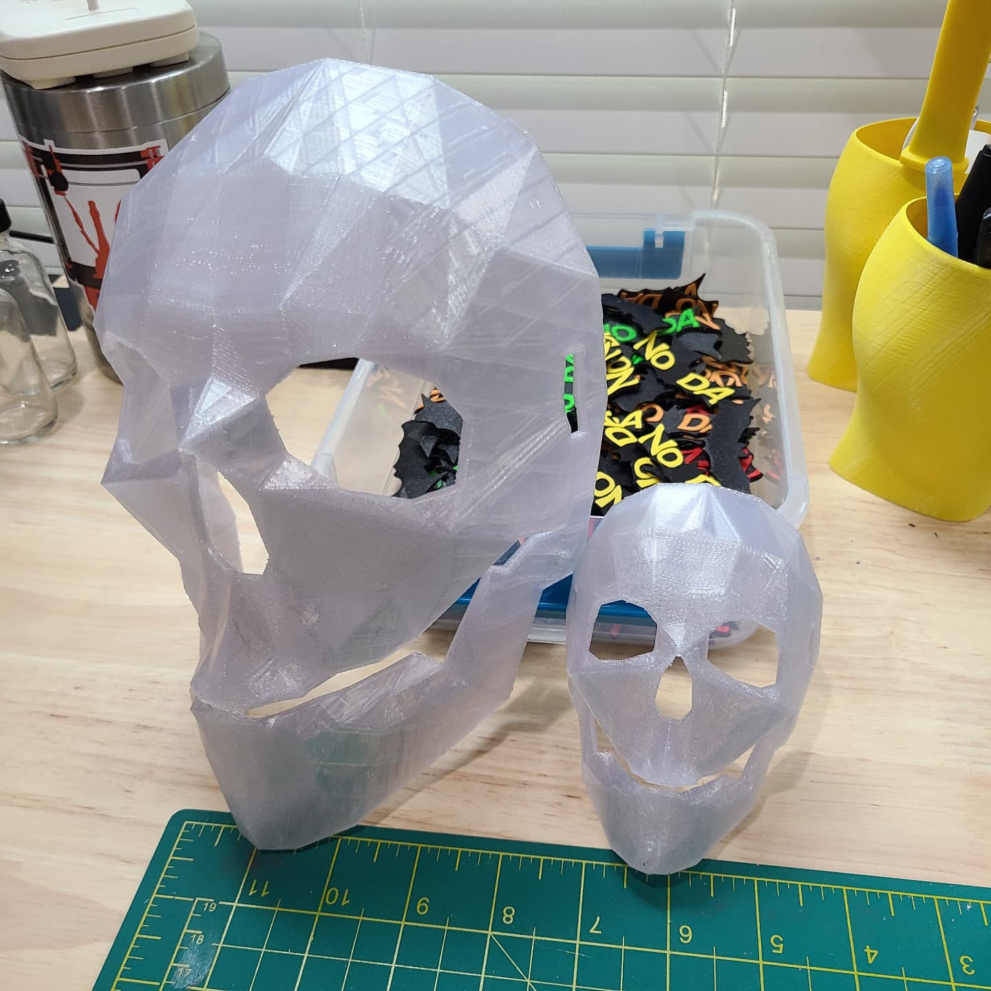 Low Poly Skull Mask by MakingThingsCLT | Download free STL model ...