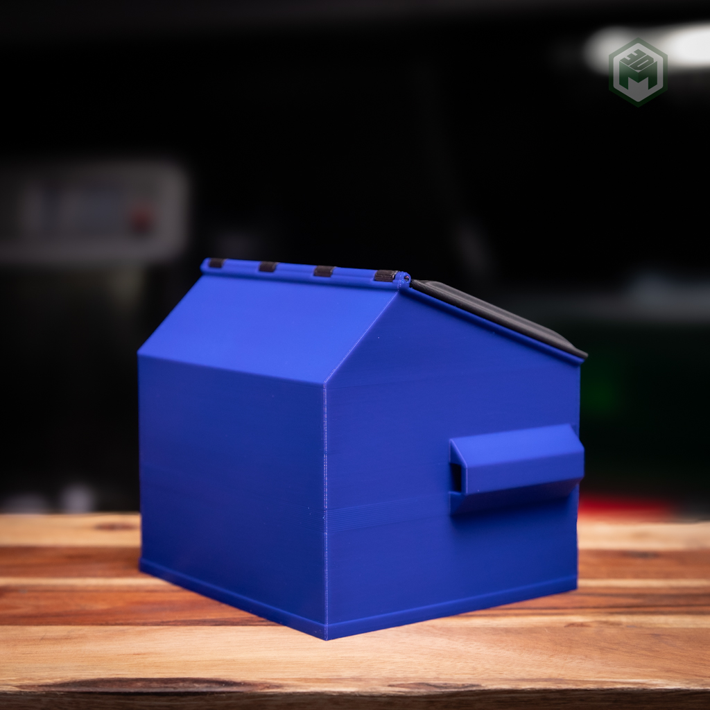 Mini Realistic Dumpster Organizer / Bin by 3D Mieks | Download free STL ...