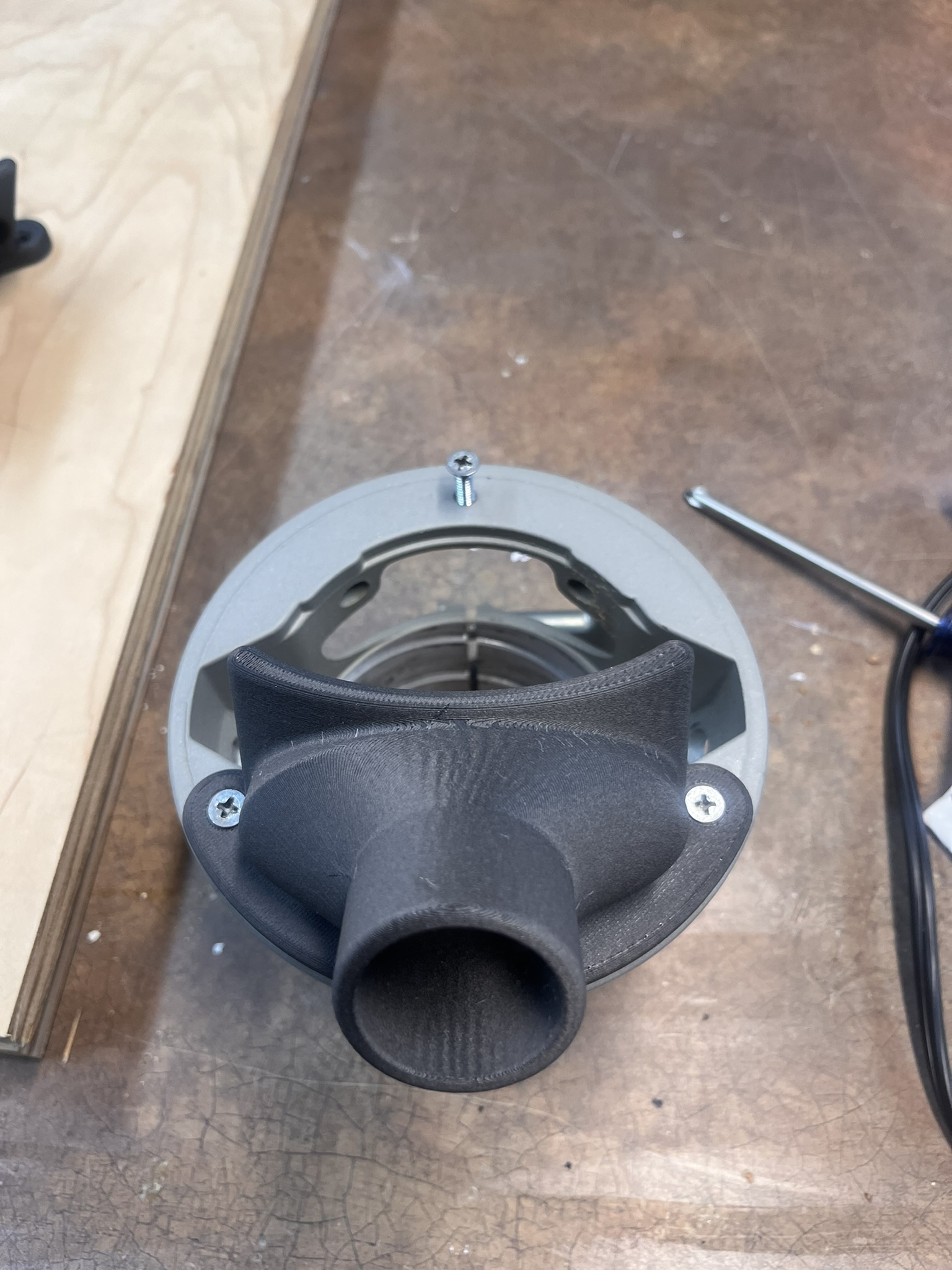 Dust Collector lower - Porter Cable 1001 Router Base by Gioforay ...