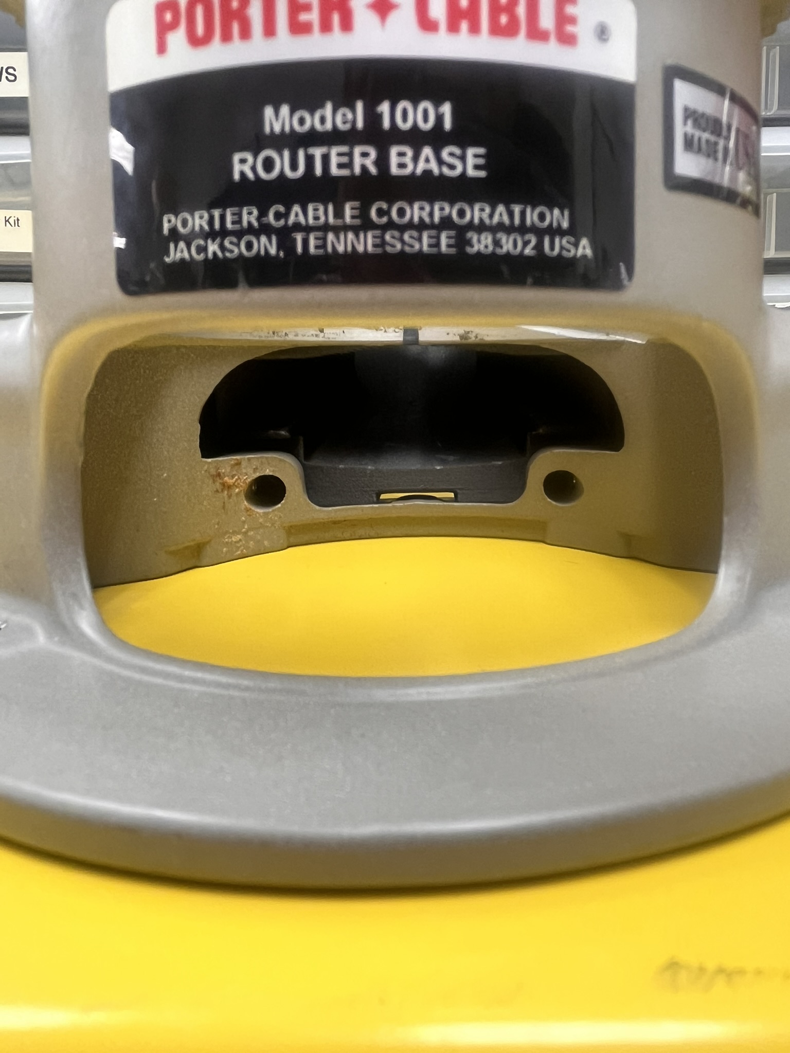 Dust Collector Upper - Porter Cable 1001 Router Base by Gioforay ...