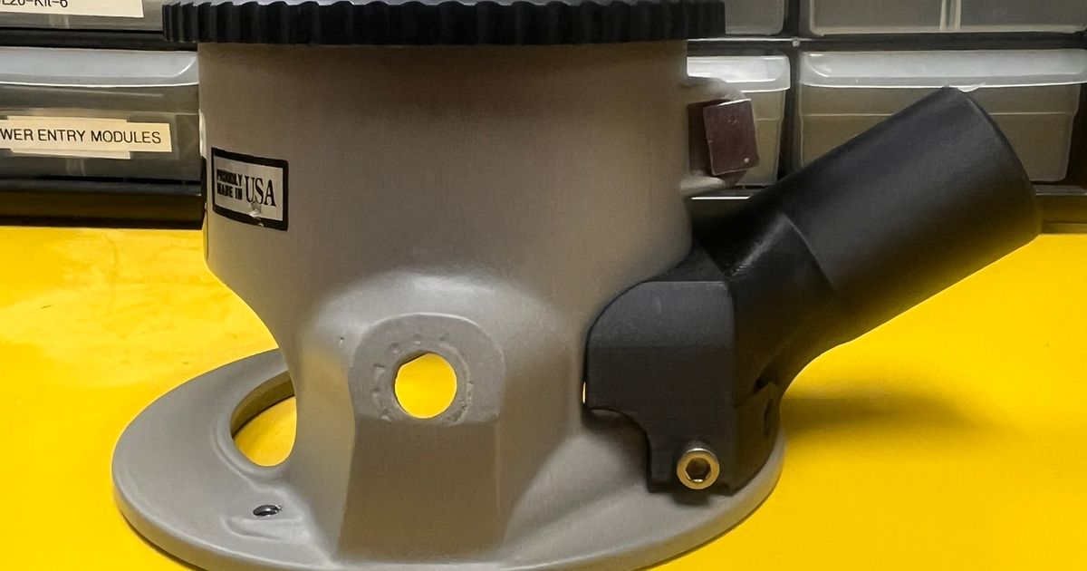 Dust Collector Upper - Porter Cable 1001 Router Base by Gioforay ...