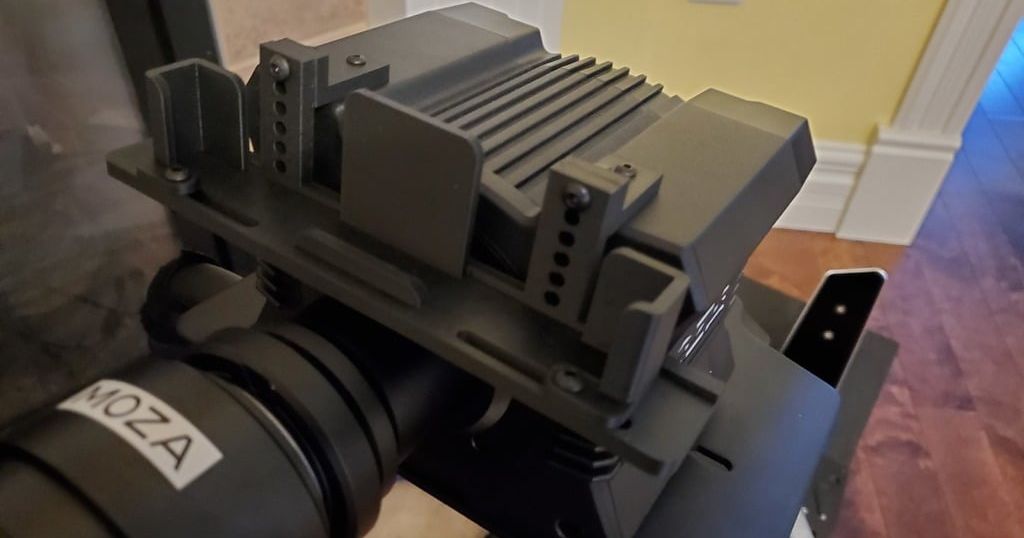 Moza R5/R9/R12 Adjustable Phone Mount by DougS2K | Download free STL ...