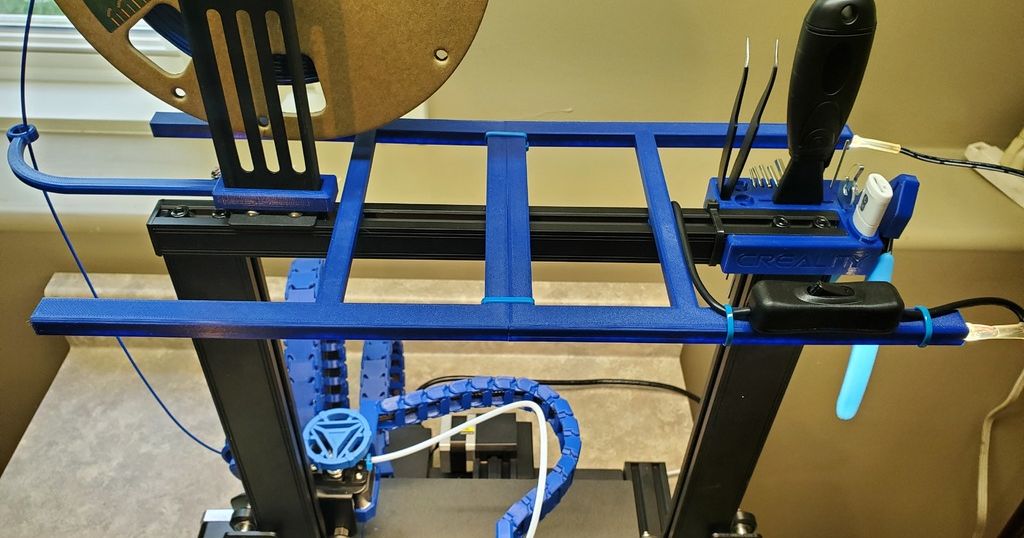 Ender 3 V2 Neo UniTak3D LED Bar by DougS2K | Download free STL model ...