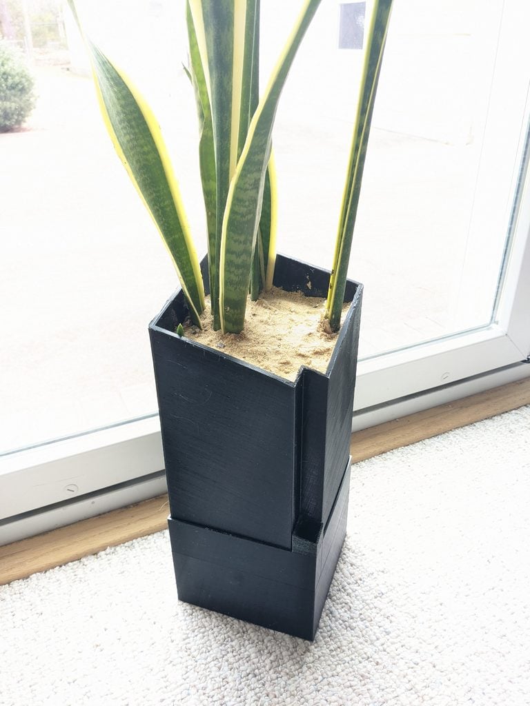 Modern Planter Pot by latimere.us | Download free STL model ...