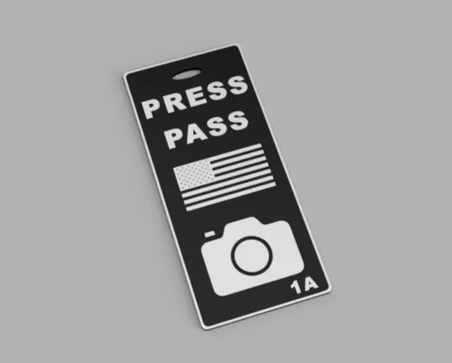 Press Pass by Severed Seventh | Download free STL model | Printables.com