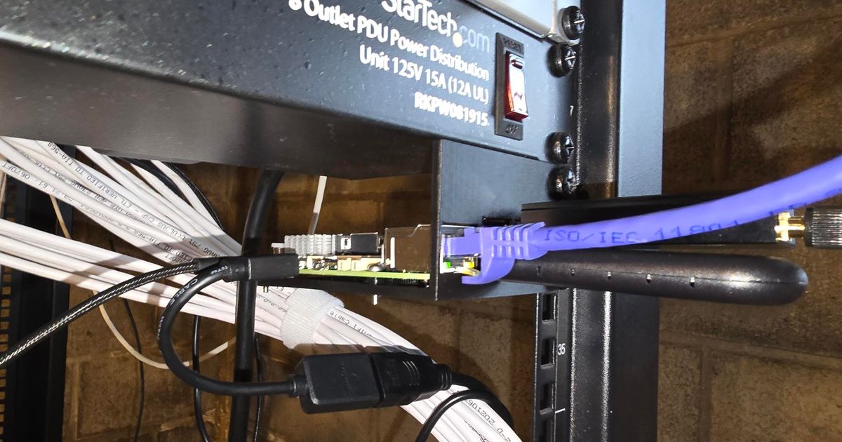 Raspberry Pi 5 Rack Mount - 1U von Blake | Kostenloses STL-Modell ...