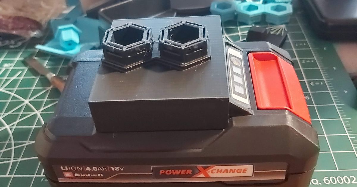 HSW - Einhell Power X-Change Wall Mount by Milton Cabrera | Download free STL model | Printables.com