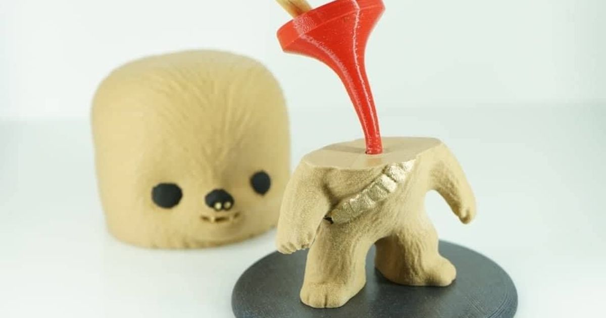 Chewbacca BobbleHead TPU spring by Zaky20 | Download free STL model ...