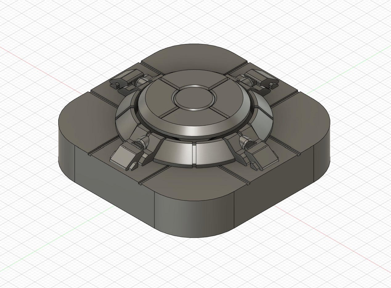 Mini Portal Button Fidget Toy by This & That | Download free STL model ...