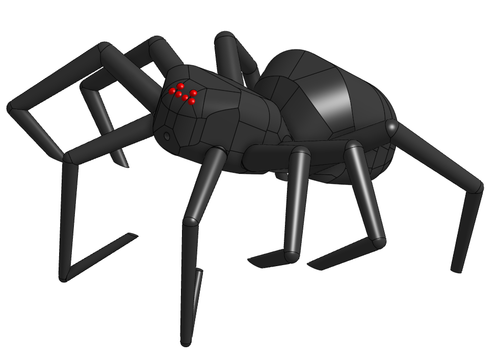 Hanging filament spider by EinarKL | Download free STL model ...