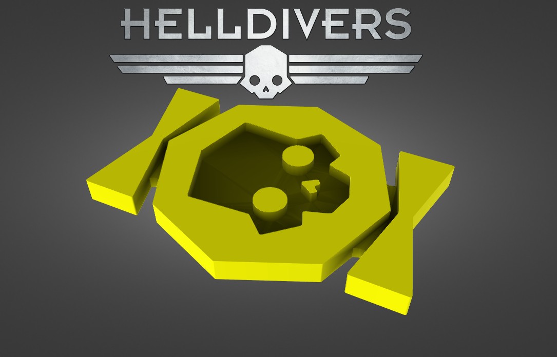 Helldivers 2 Medal by Съни Петрушков | Download free STL model ...