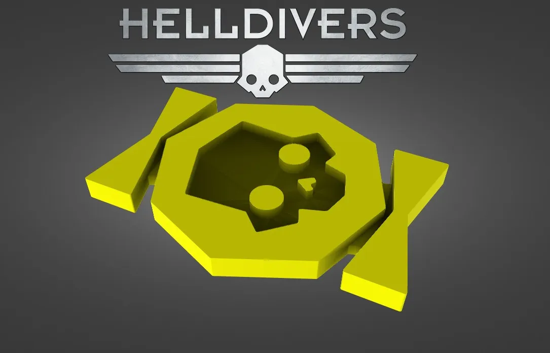 Helldivers 2 Medal by Съни Петрушков | Download free STL model ...