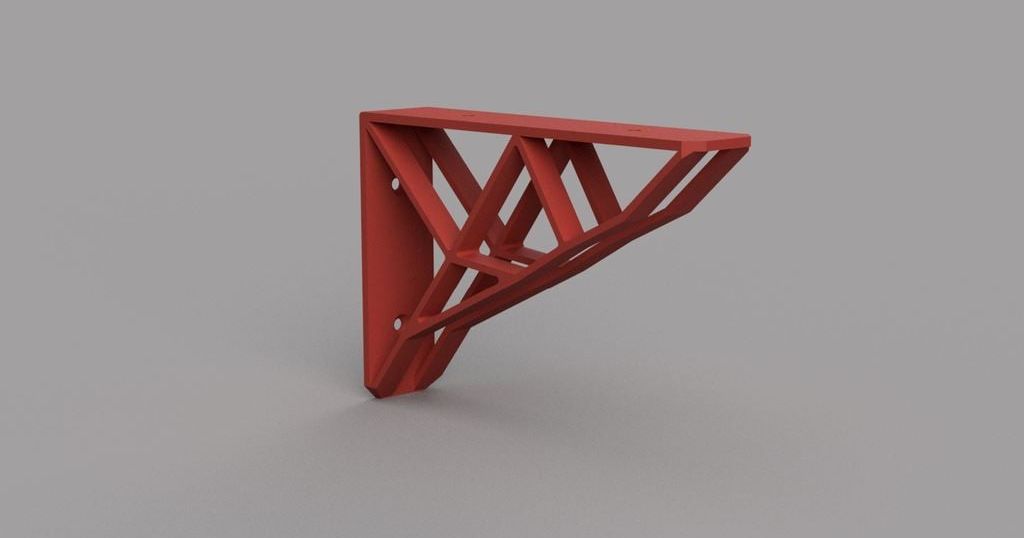 Geometric Shelf Bracket 2 150x100mm - Reggimensola by BasementLAB ...