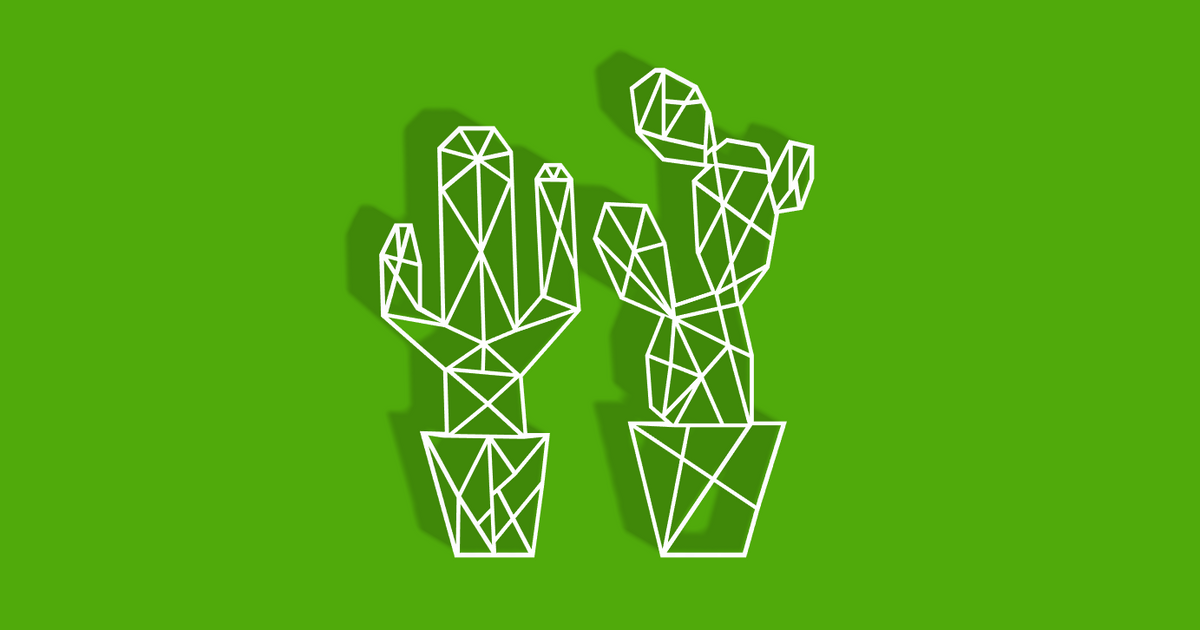 Geometric Cacti Set by PSHE CIONG | Download free STL model ...