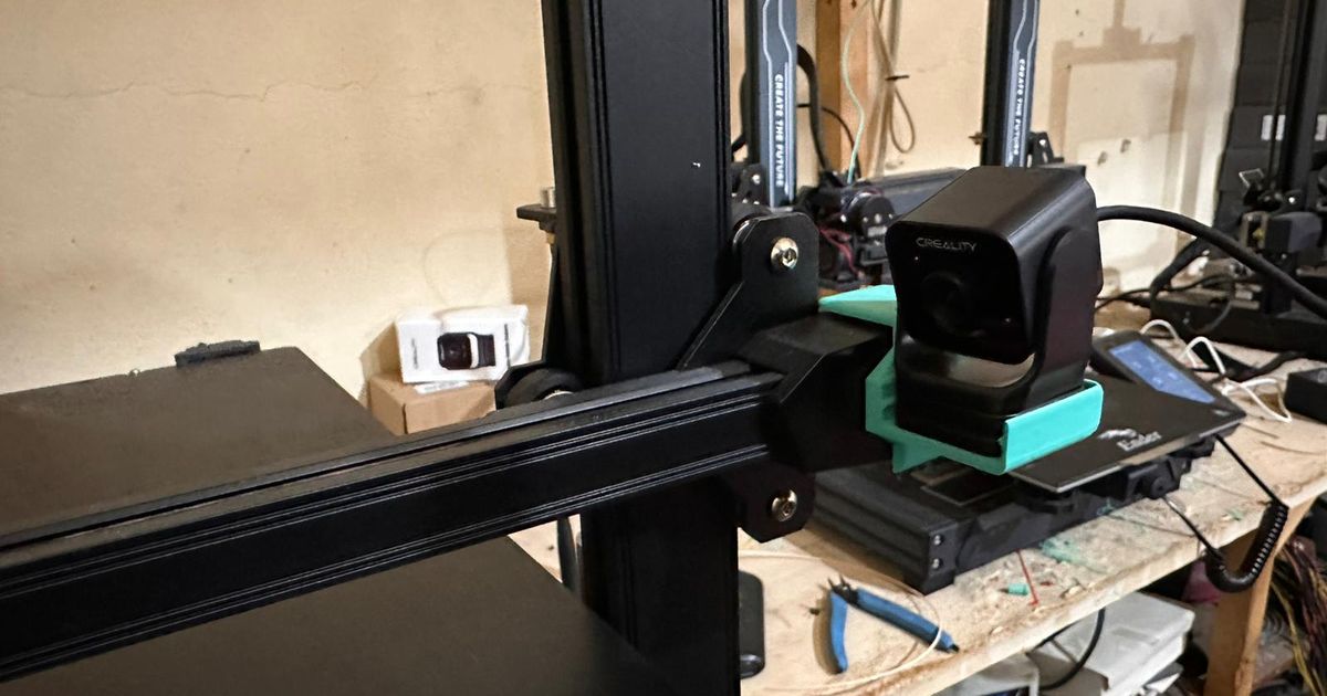 CR-M4 Camera Mount-Creality Nebula by Ahmet | Download free STL model ...