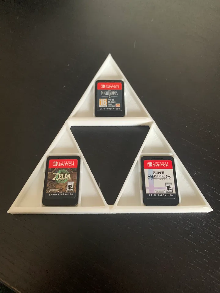Zelda triforce nintendo game card holder by Sushid00 | Download free ...