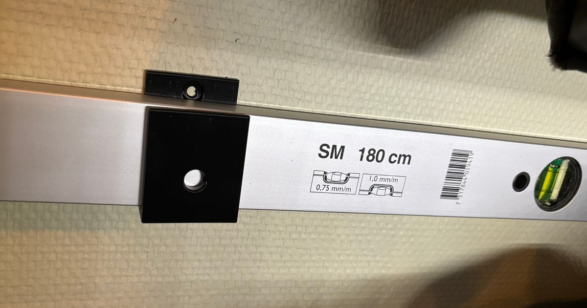 Hultafors MS series spirit level wall mount by VonAnka | Download free ...