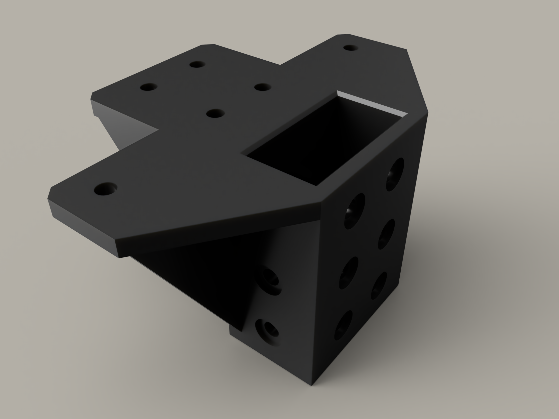 2040 Extrusion M5 flanged mount/bracket by chonsworth | Download free ...