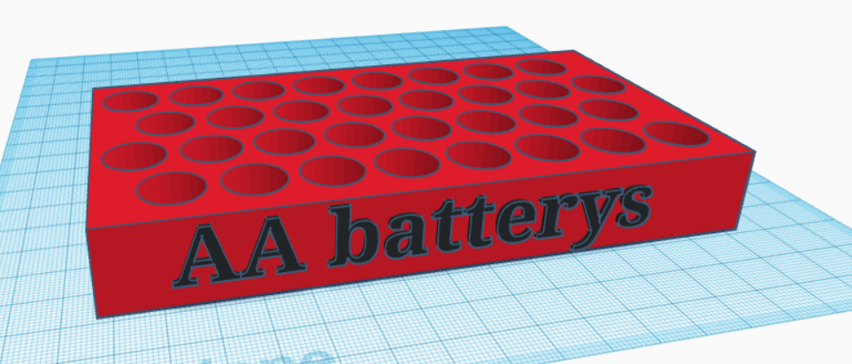AA battery holder by jhon dnesser | Download free STL model ...