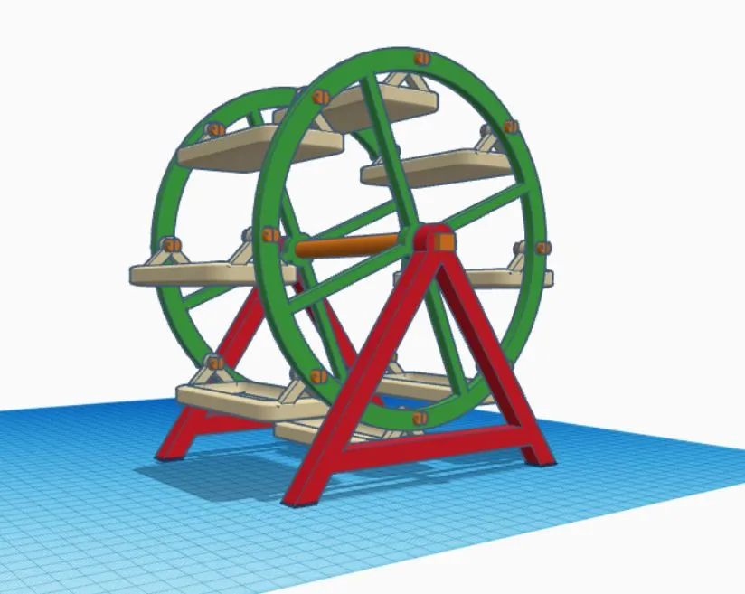 Ferris Wheel Storage by Occasional craftsman | Download free STL model ...