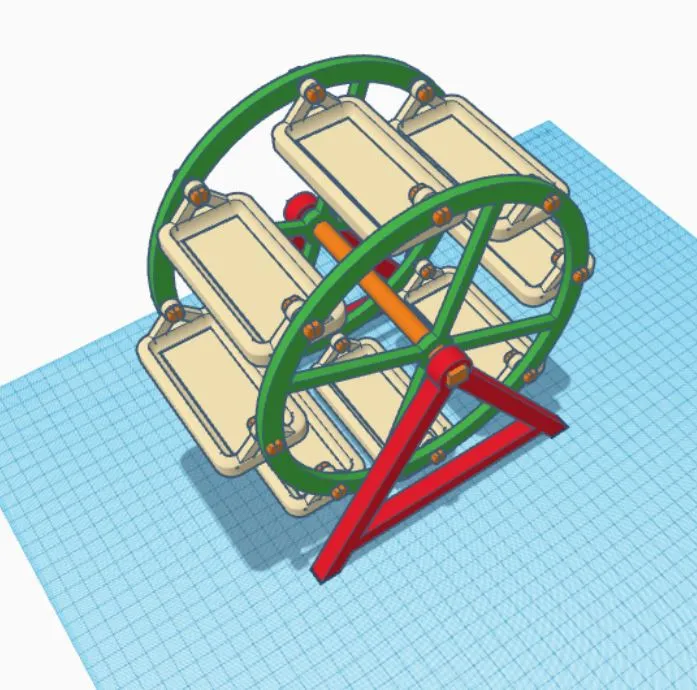 Ferris Wheel Storage by Occasional craftsman | Download free STL model ...