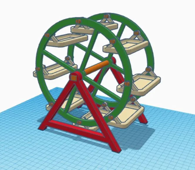 Ferris Wheel Storage by Occasional craftsman | Download free STL model ...