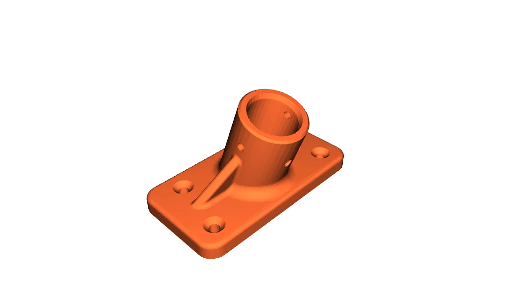 Broom Handle Bracket / Broomstick Mount (23mm) by Jay Peero | Download ...