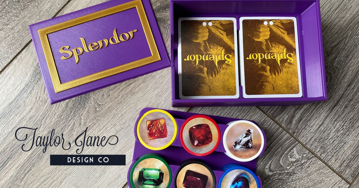 Splendor Box v3 by tjdesign | Download free STL model | Printables.com