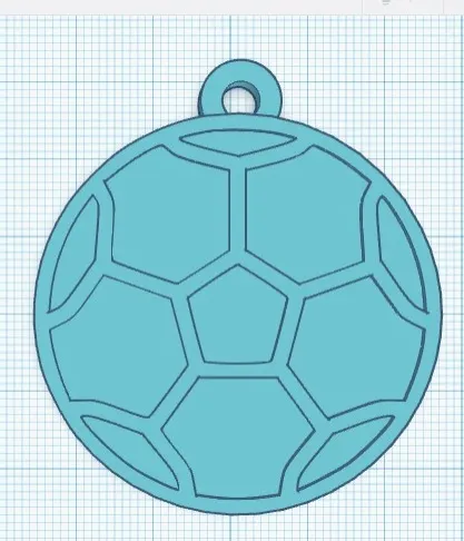 soccer keychain by wolfmachin | Download free STL model | Printables.com