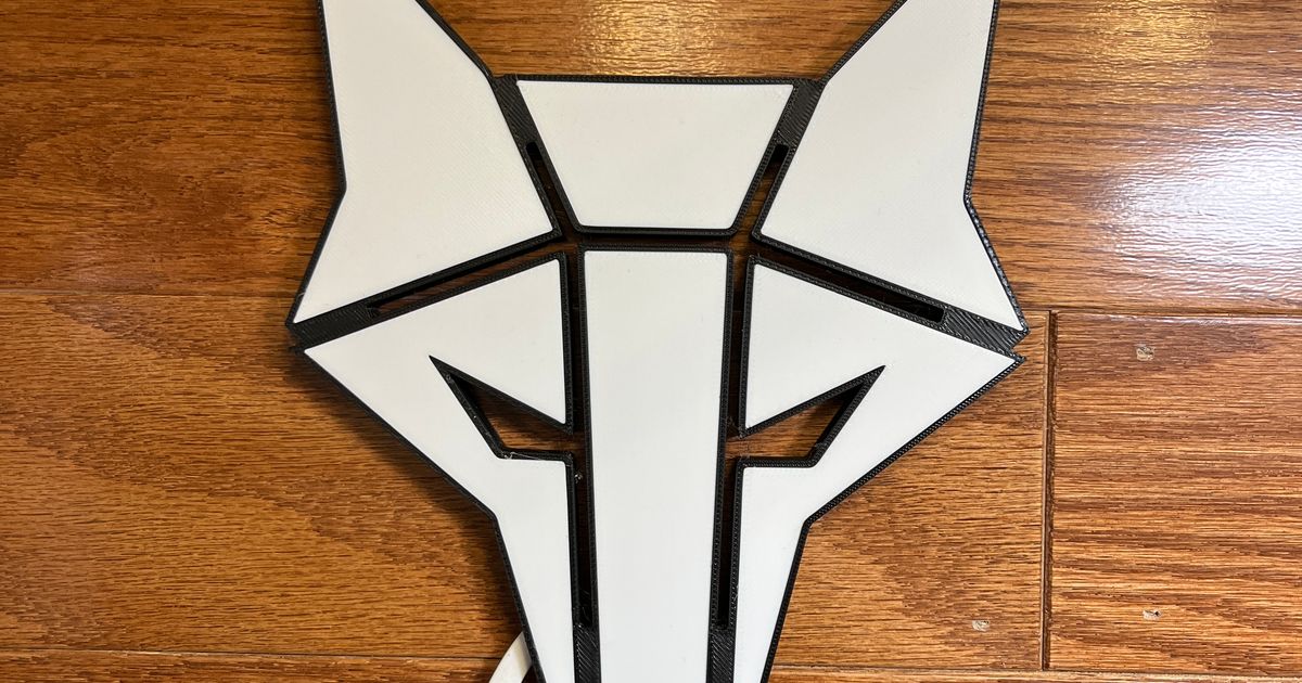 Howler Wolf Wall Light by SM Prints | Download free STL model ...